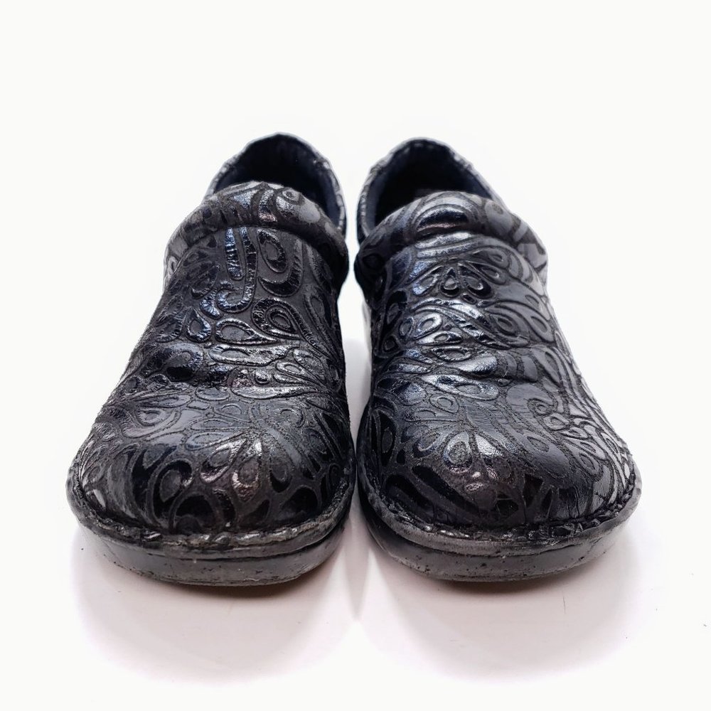 Boc Born Concept Black Leather Clog Comfort Shoes Wom… - Gem